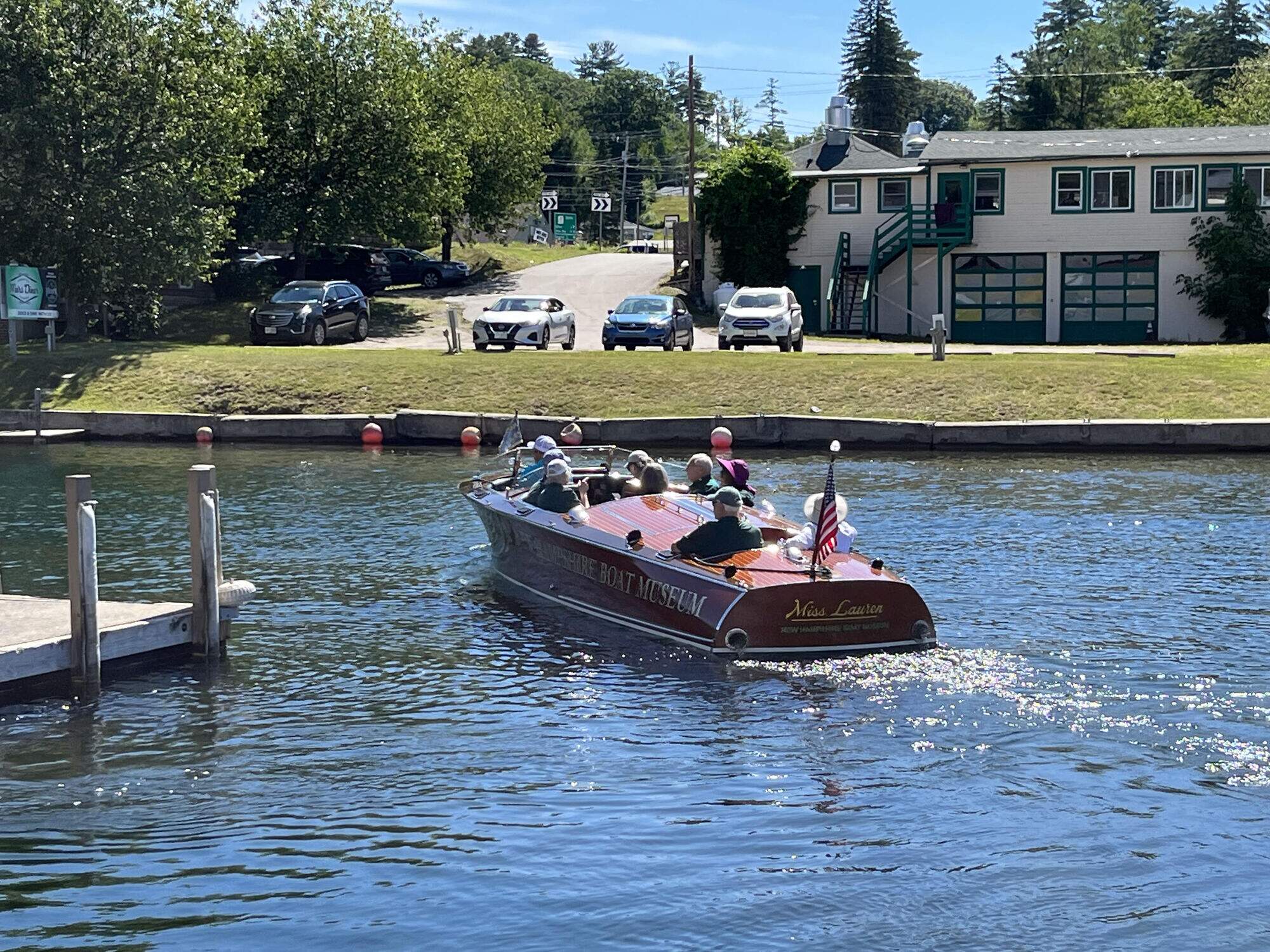 Miss Lauren Delights and Surprises NH Boat Museum Visitors - NH Boat Museum